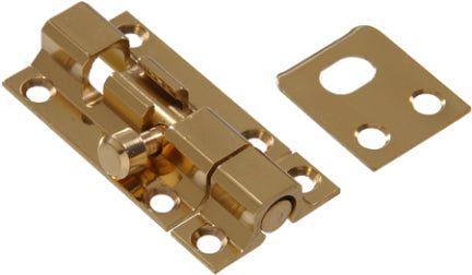 2 SOLID BRASS BARREL BOLT - AR - MO - Powell Feed and Milling