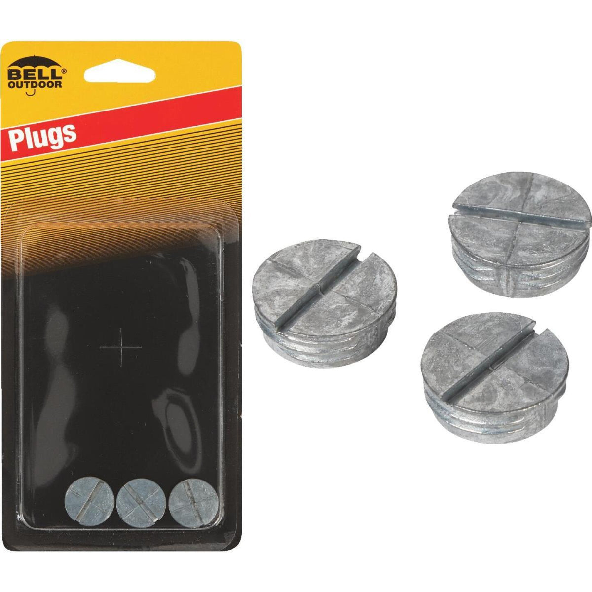 Bell 1/2 In. Gray Closure Plug (3-Pack) - AR - MO - Powell Feed and Milling